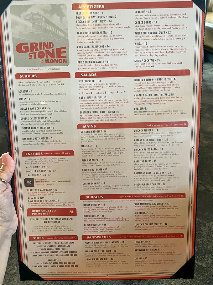 A menu that reads like a love letter to comfort food classics with modern twists. Warning: decision paralysis may occur when everything sounds this good.