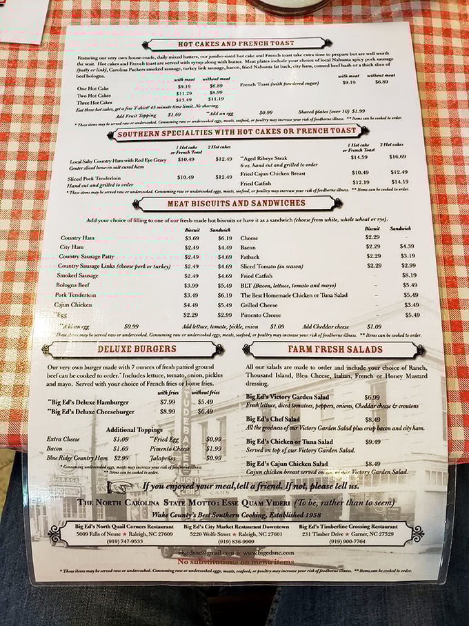 This isn't just a menu—it's a roadmap to happiness. Notice how "diet" and "small portion" are conspicuously absent from the vocabulary.