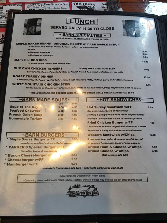 The menu reads like a love letter to maple syrup, with specialties that have kept locals coming back for generations.