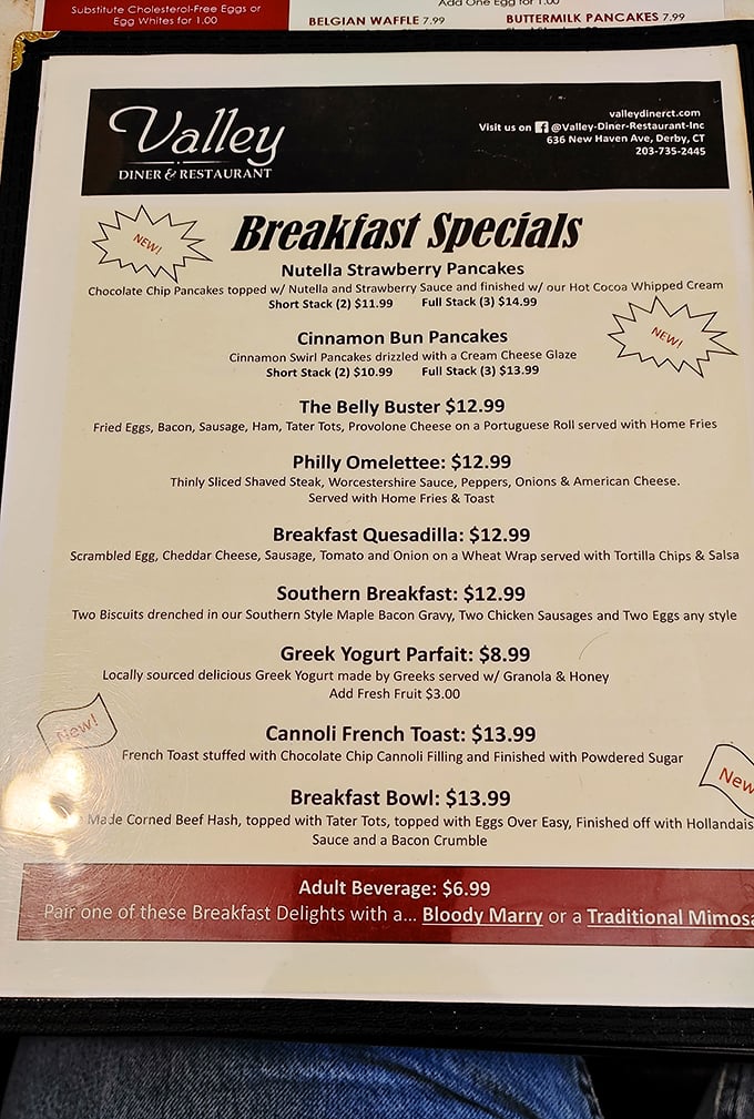 Decisions, decisions! The breakfast menu alone could keep you coming back daily for weeks. Those Nutella Strawberry Pancakes might just be worth setting an alarm for.