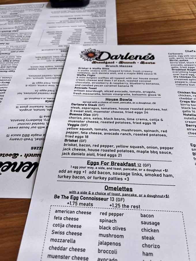Reading this menu is like exploring a breakfast fantasy land. Decision paralysis has never been so delicious. 