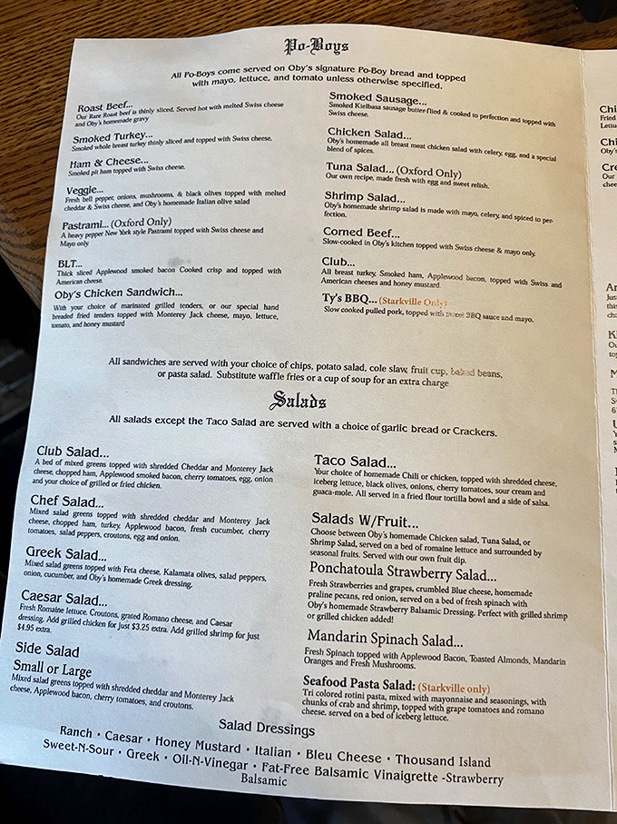 The menu reads like a love letter to sandwich perfection—each option more tempting than the last, making decisions deliciously difficult.