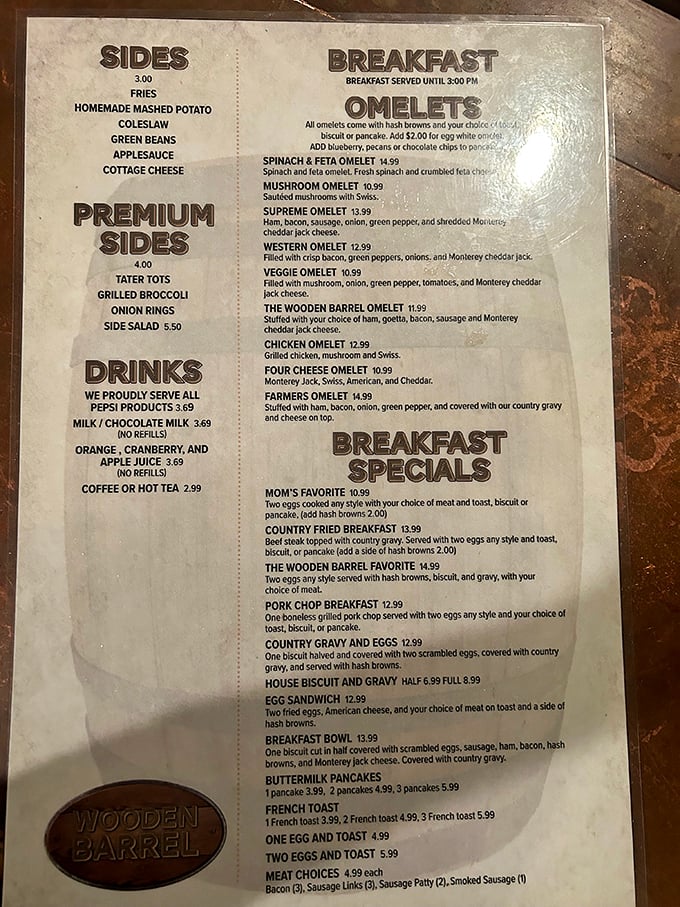 A menu that doesn't need fancy fonts or trendy buzzwords—just honest descriptions of food that makes your stomach growl even before ordering.