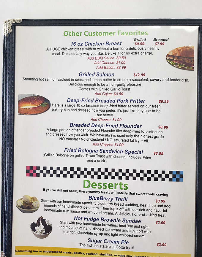 This isn't just a menu – it's a roadmap to happiness. The Fried Bologna Sandwich Special might be the detour your taste buds never knew they needed.