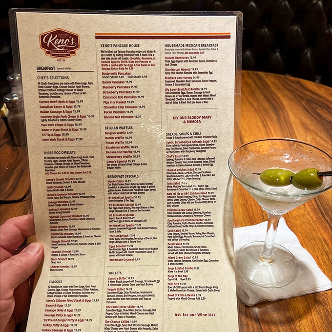 A menu this extensive isn't indecisive—it's confident. Like a culinary choose-your-own-adventure where every path leads to satisfaction.