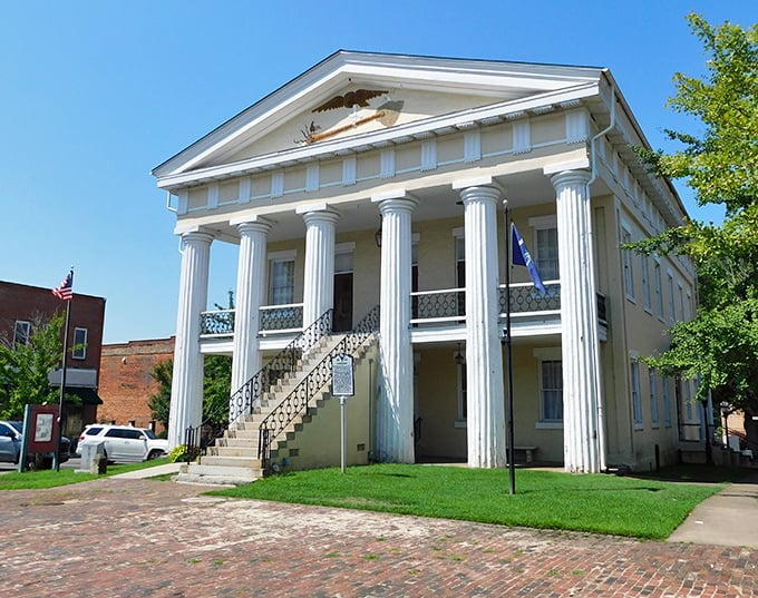 The Old Newberry County Courthouse doesn't just whisper history—it practically shouts it with those imposing columns. Southern grandeur without the stuffiness.