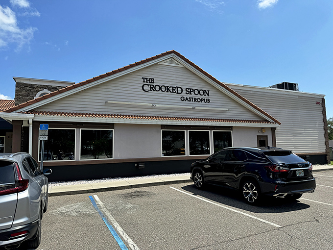 The Crooked Spoon Gastropub proves Florida's culinary scene extends well beyond seafood shacks. Their gourmet comfort food would make even a cardiologist temporarily suspend judgment.