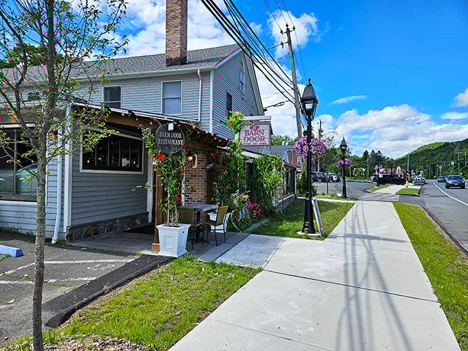 Bailey's Backyard's inviting facade proves that sometimes the best restaurants aren't trying to be Instagram famous—they're just serving incredible food in converted houses.