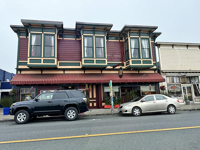 The Spunky Skunk isn't just a quirky name – it's where local charm and vintage architecture create Fort Bragg's signature blend.
