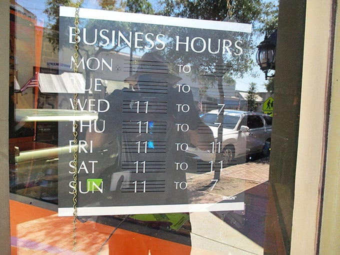 These business hours should be tattooed on every arcade lover's arm. Seven days a week of bleeping, blinking nirvana—like finding an extra life when you least expect it.