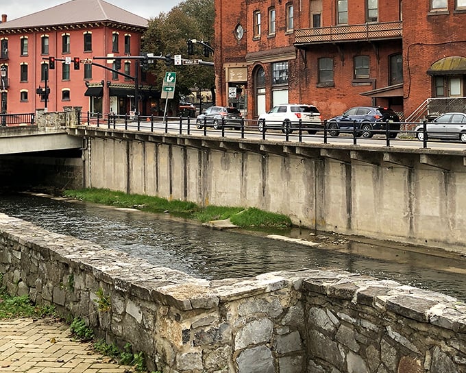 Spring Creek doesn't just run through Bellefonte—it defines it, like that one friend who somehow ties the whole group together.
