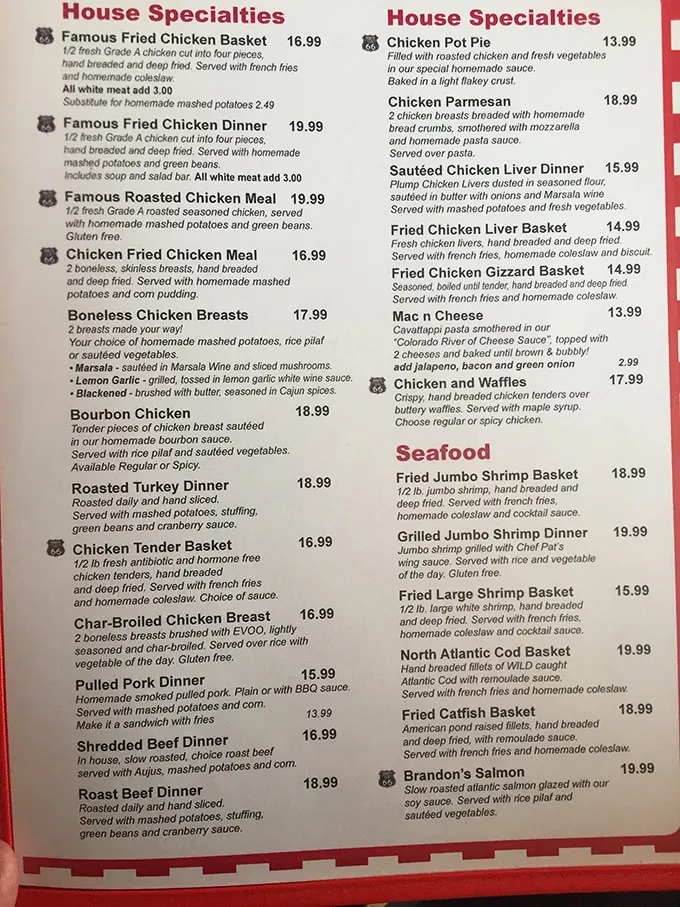This menu isn't just a list of dishes—it's a roadmap to happiness. The hardest part is choosing just one entrée!