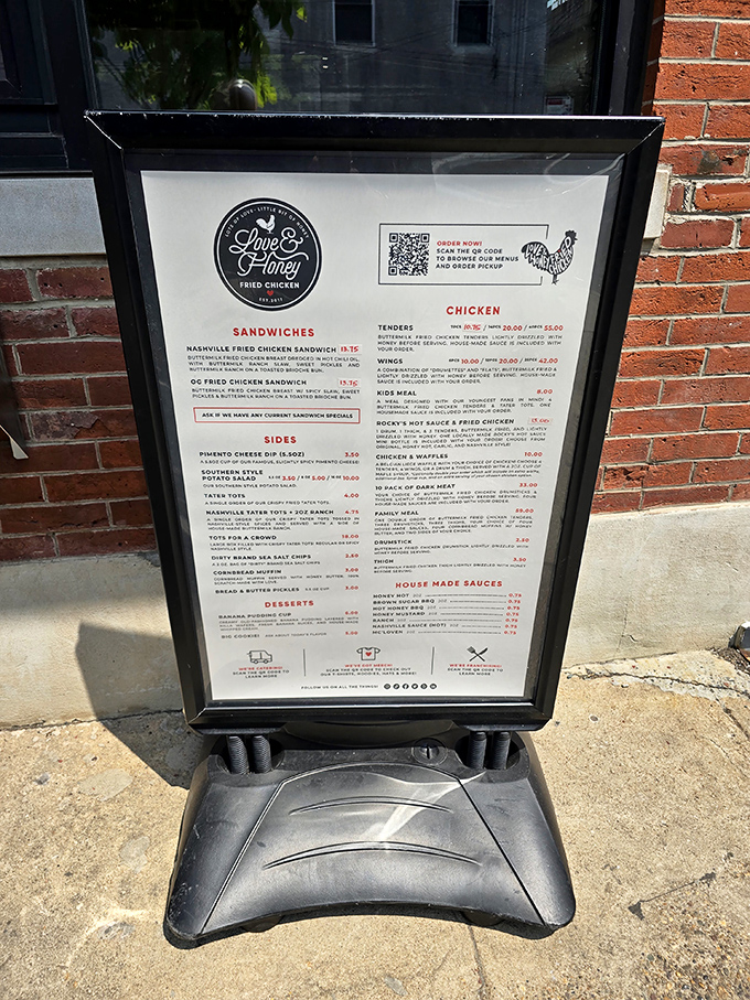 This menu isn't just a list—it's a roadmap to happiness. Every option promises a different path to comfort food nirvana.