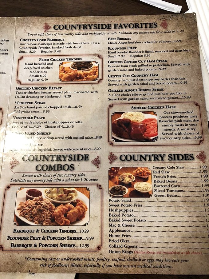 A menu that doesn't need fancy fonts or flowery descriptions—just honest food that's been perfected over generations.