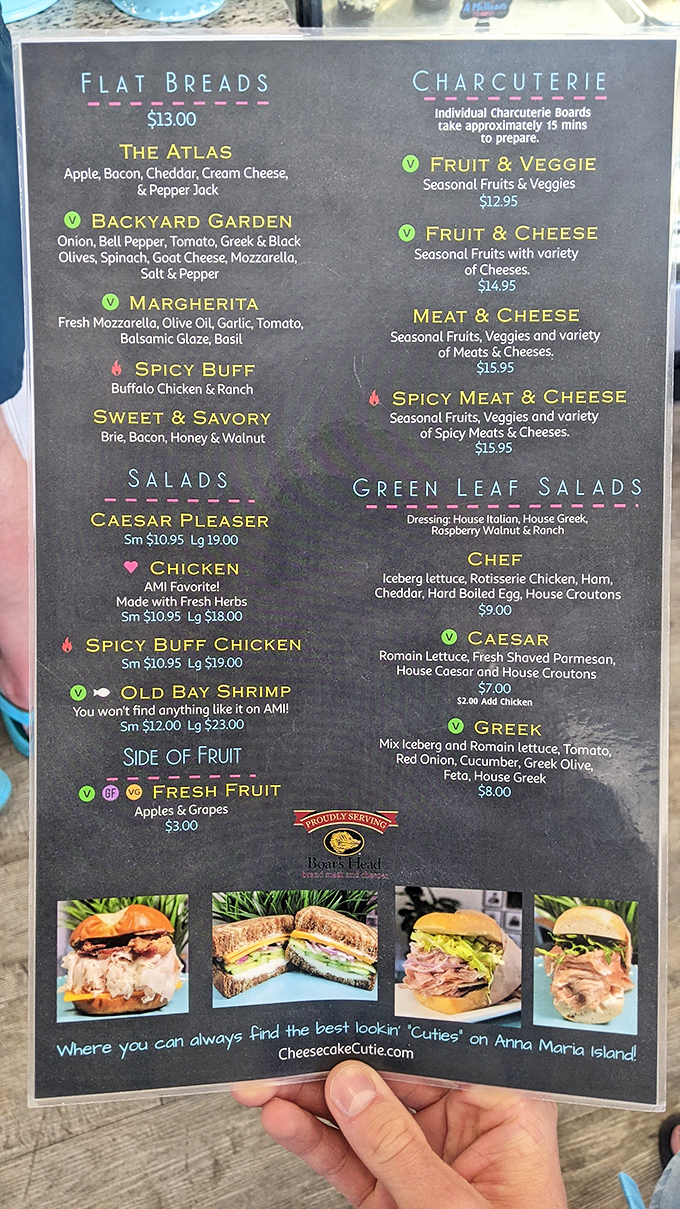 The menu reads like a love letter to good eating—flatbreads, charcuterie, and salads that make you forget you came for dessert.