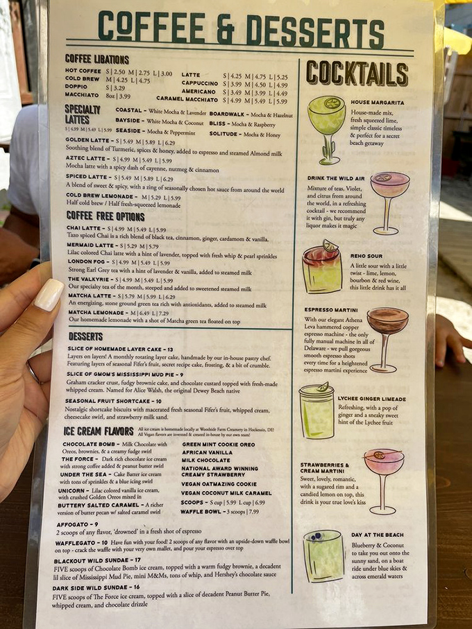 This menu reads like a love letter to breakfast creativity, featuring waffle combinations that sound wild but taste absolutely perfect.