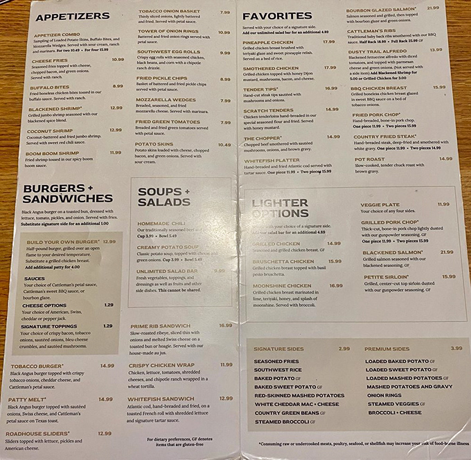 A menu that doesn't need fancy fonts or pretentious descriptions—just honest food that speaks for itself. Decision paralysis has never been so delicious.