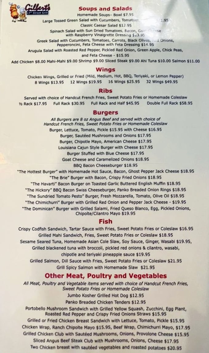 The menu reads like a love letter to comfort food. Each burger option more tempting than the last, making decisions deliciously difficult.