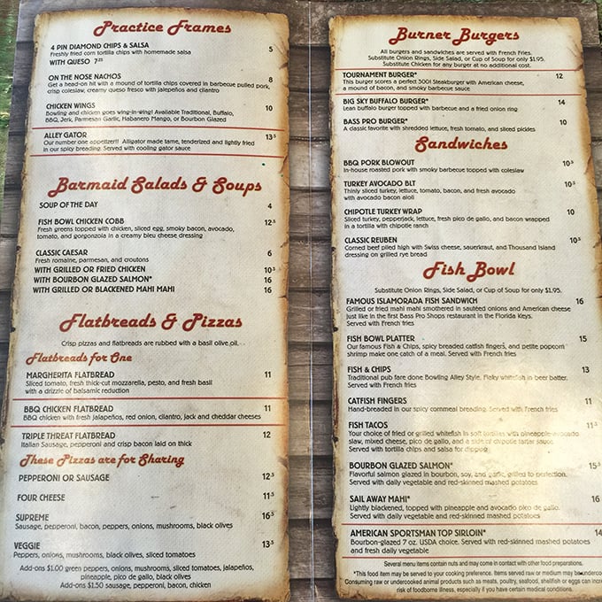 The menu reads like Captain Nemo's shopping list. "Alley Gator" isn't what you dodge in traffic—it's what you devour with gator sauce.