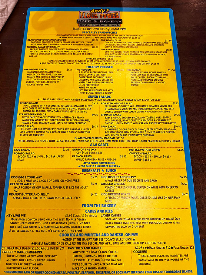 This menu isn't just a list of food—it's a roadmap to happiness. Each description promises a culinary adventure worth taking.