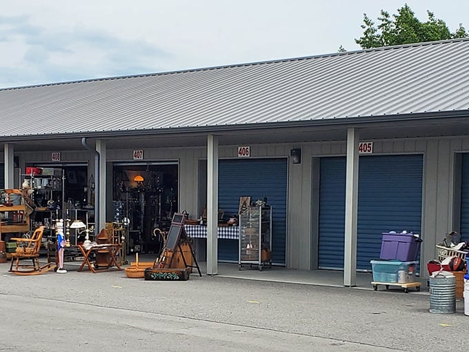 These unassuming storage units hide potential jackpots behind their roll-up doors—the Vegas of vintage without the losing streak.