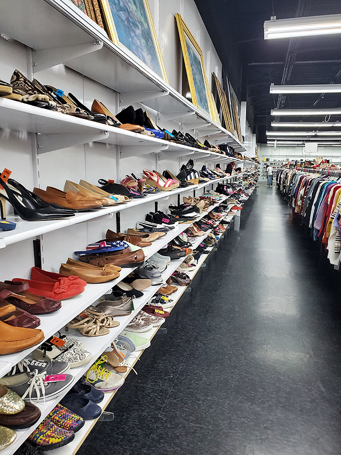The Imelda Marcos Memorial Wing offers enough footwear options to change your shoes every day for a year.