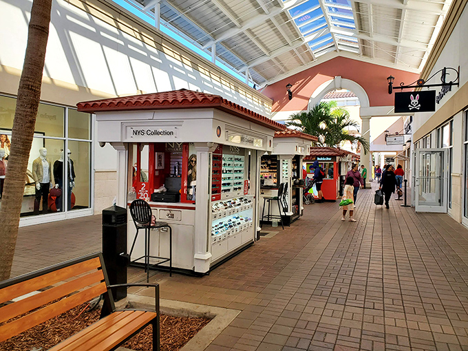 A retail wonderland where every storefront promises the thrill of the hunt and the victory of a bargain. 
