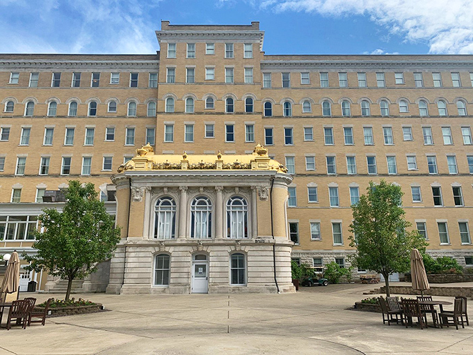 Grand doesn't begin to describe this historic French Lick gem. It's where your grandparents would've celebrated winning at bingo—if they'd hit the jackpot.