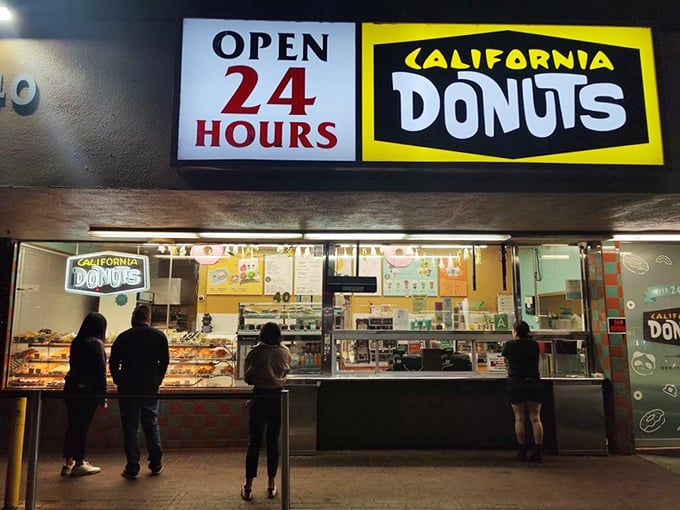 Neon lights and late-night bites. This L.A. institution has saved countless midnight cravings with colorful confections.