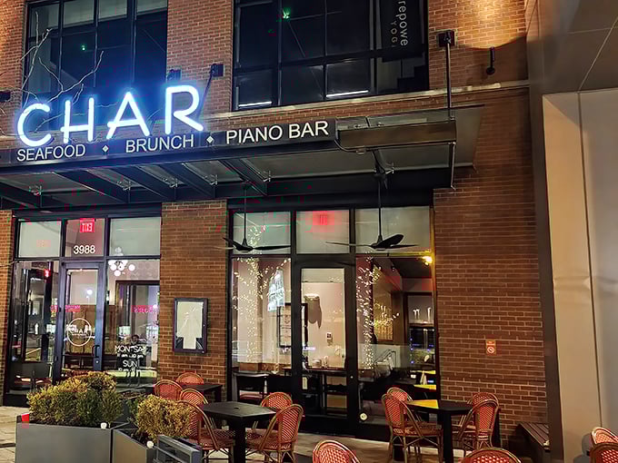 Char Restaurant (Nashville): Neon signs and piano music – this isn't just dinner, it's Nashville nightlife with a side of sizzling steak.