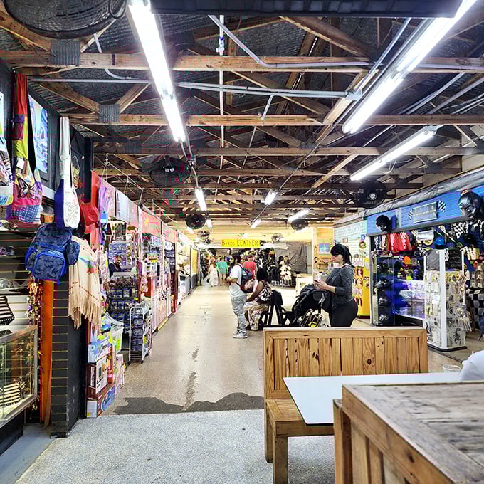 Indoor treasure hunting at its finest—these corridors of curiosities could keep even the most seasoned shopper busy for hours.