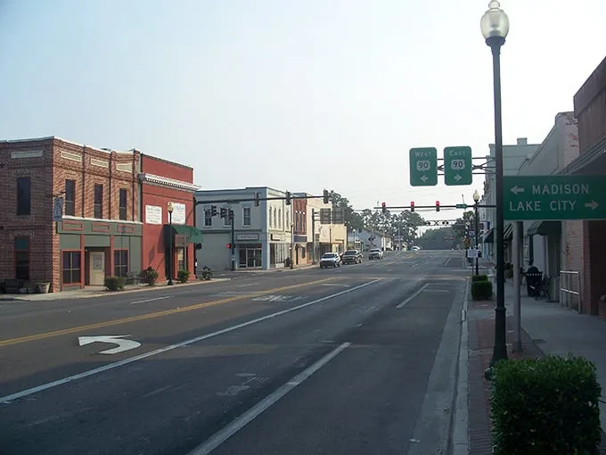 Live Oak's quiet main street offers a glimpse into old Florida. The kind of place where everyone waves and nobody's in a hurry.