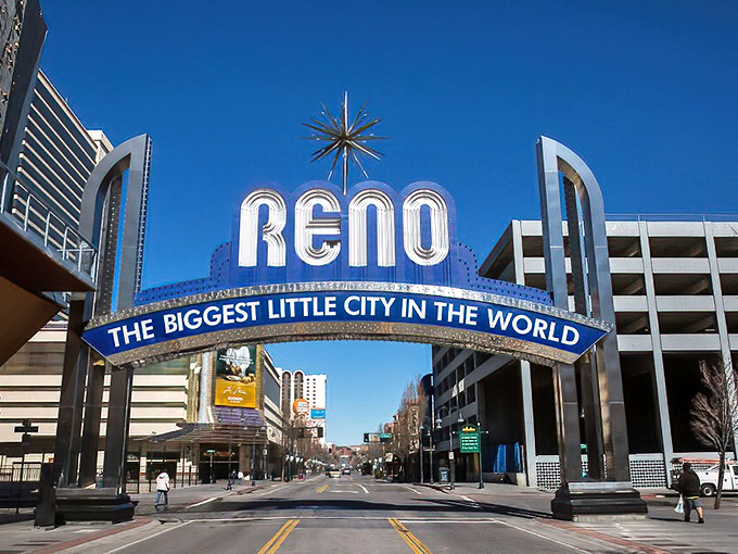 Reno's iconic arch promises "The Biggest Little City in the World" – and delivers big entertainment with small-town prices.
