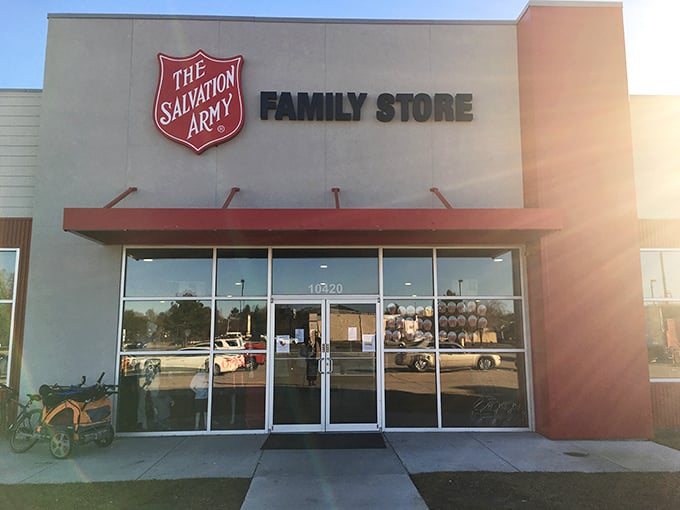 The Salvation Army's bright, welcoming storefront promises treasures inside that'll make both your home and heart happy.
