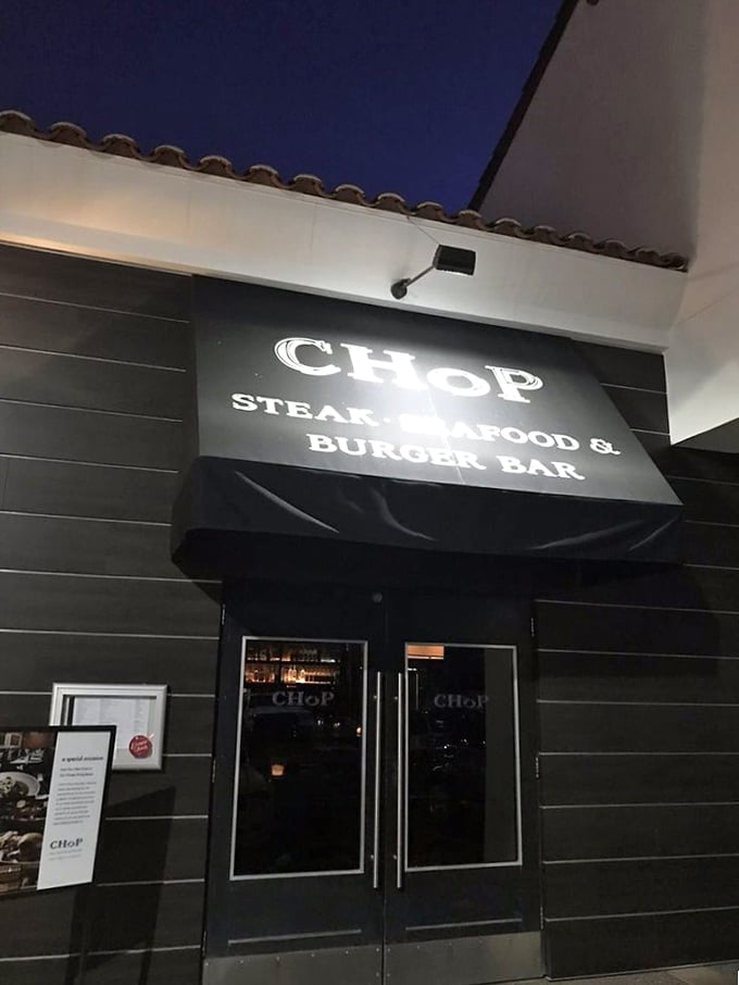 Modern on the outside, timeless on the inside—CHoP's contemporary facade houses age-old steak traditions executed to perfection.