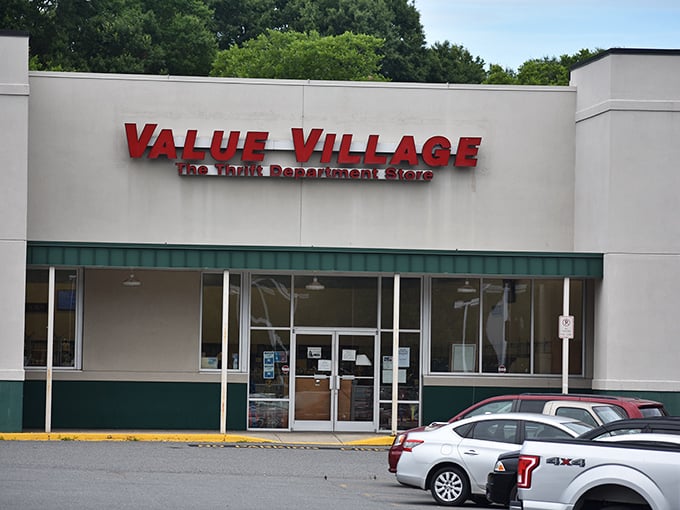 The unassuming exterior hides a labyrinth of bargains. Don't judge this thrift store by its cover!