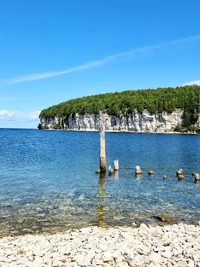 The impossibly clear waters at Fayette Historic State Park could make you think you've teleported to the Caribbean—minus the palm trees.