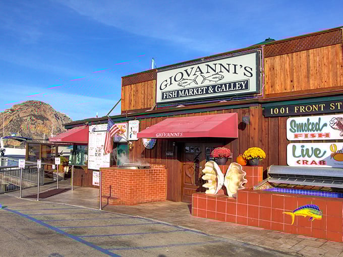 Smart diners know the best seafood comes from places that look like working harbors.