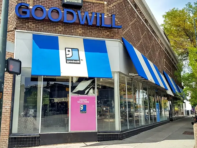 Bright lights and wide aisles make this Goodwill feel more like a boutique than a thrift store. Treasure hunting made civilized!