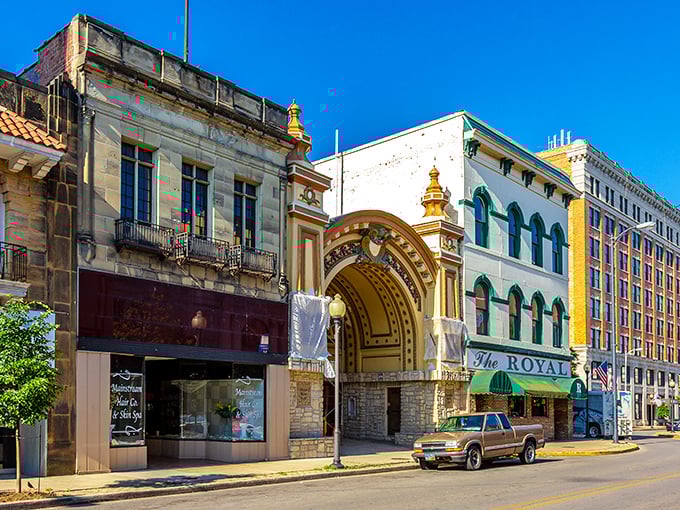 A bird's eye view of Portsmouth reveals a picturesque river town where affordable living meets small-town charm.