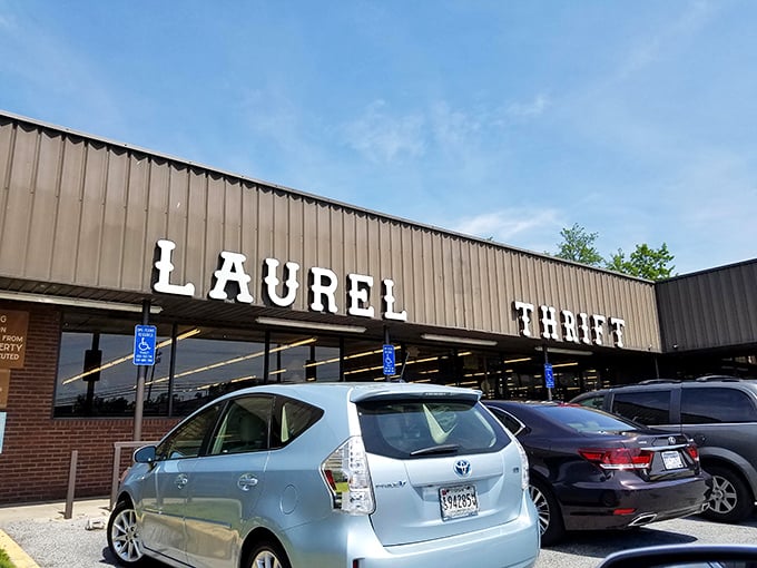 Bright signage and spacious aisles prove that thrift stores can be both treasure-filled and shopper-friendly.