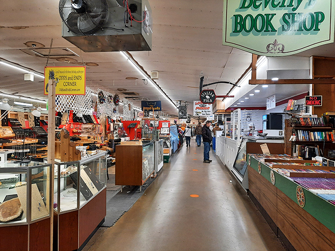 Step inside and prepare for sensory overload. Books, candies, and treasures line these halls like an analog Amazon.