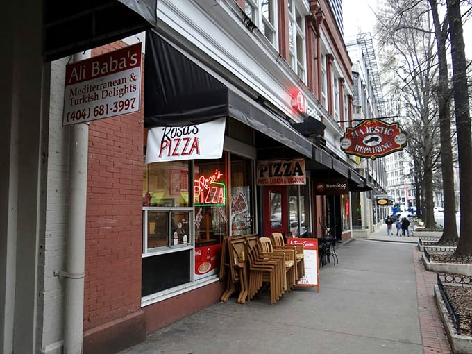 Simple storefront, extraordinary pizza. Rosa's modest exterior hides the kind of slices that make New Yorkers nod with respect.