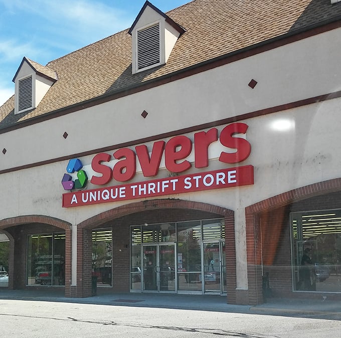 The colorful Savers logo promises a rainbow of possibilities inside—where one person's "meh" becomes another's "magnificent!"