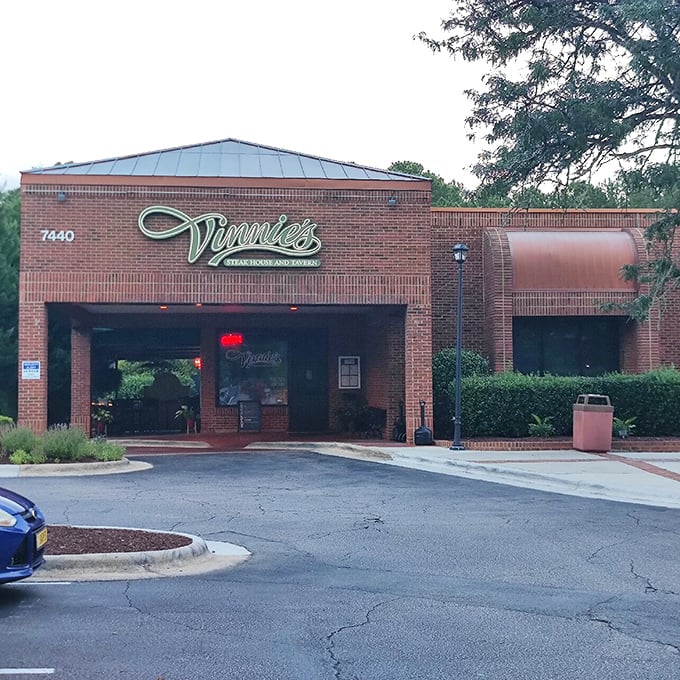 Don't let the modest storefront fool you—Vinnie's is where Raleigh's steak aficionados go when they want to remember why they have canine teeth.