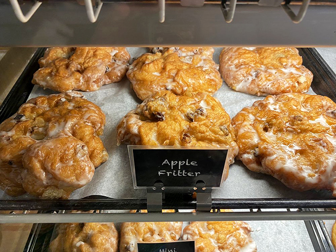 Apple fritters that could make Sir Isaac Newton reconsider gravity. These golden-brown beauties aren't just pastries—they're edible proof that Pennsylvania knows its apples.