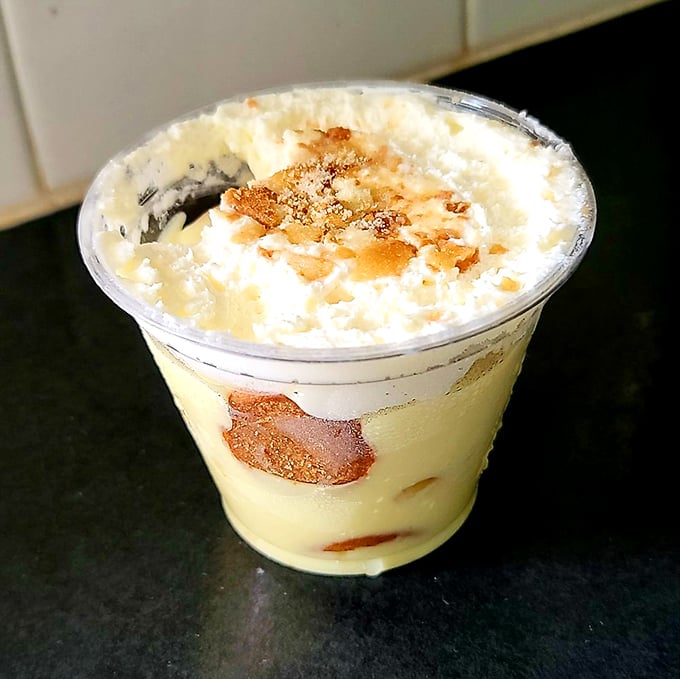 This banana pudding isn't just dessert; it's a creamy, cookie-studded reminder that saving room is always the right decision.