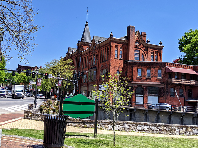 This isn't just any old train station—it's a time machine where you can almost hear the whistle of prosperity that once echoed through these hills.