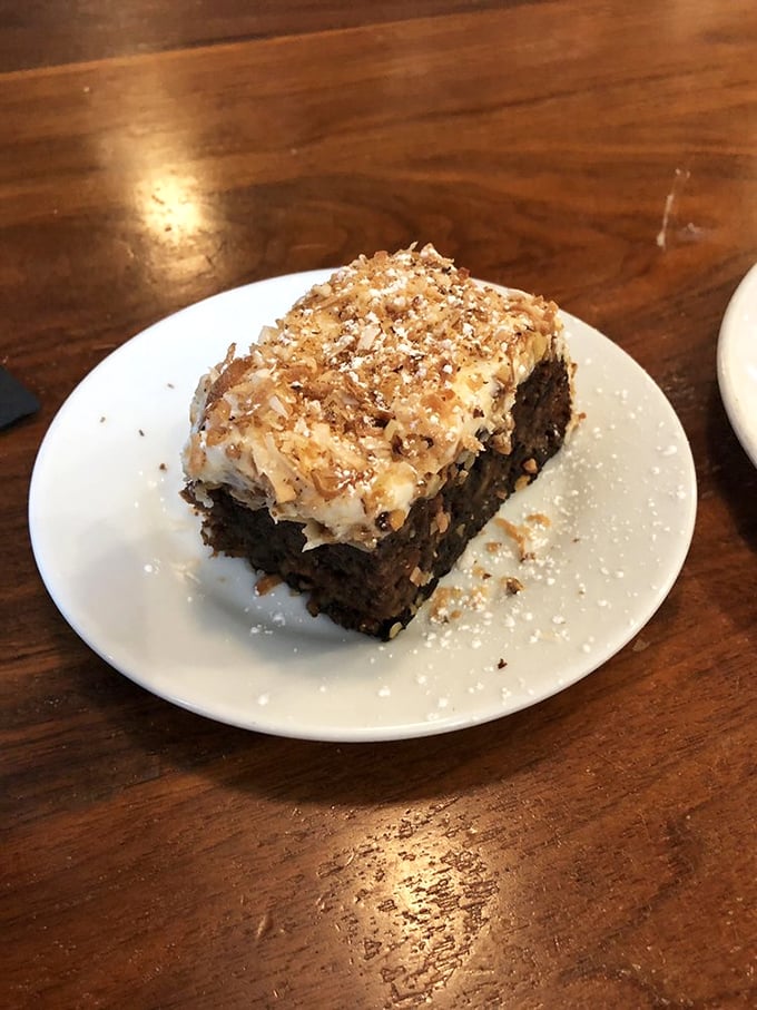 Behold the legendary carrot cake – proof that sometimes the best plot twists come at dessert time.