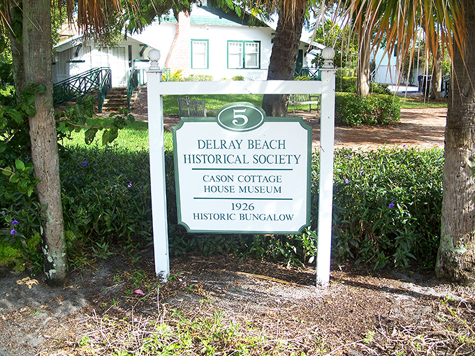 The Delray Beach Historical Society preserves the town's humble beginnings, reminding visitors that paradise wasn't always paved with designer boutiques.